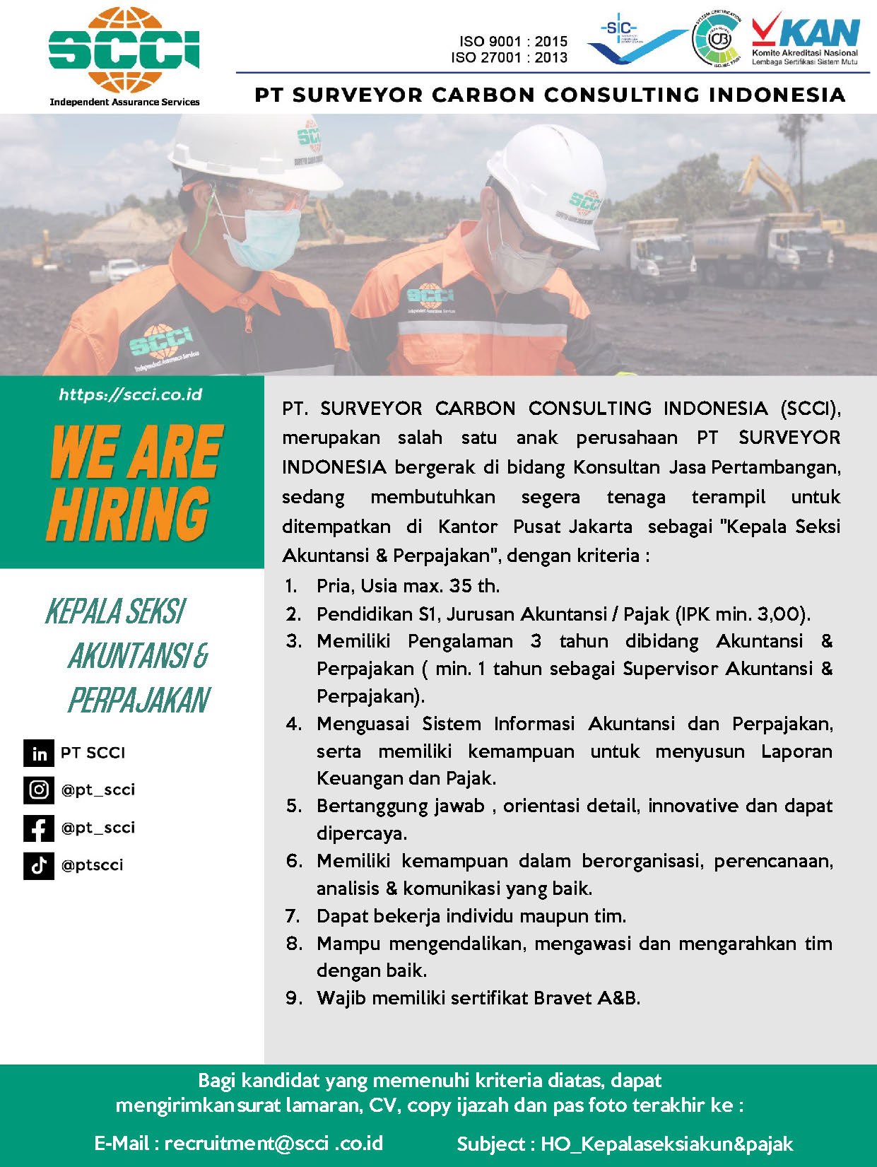 Job Vacancy